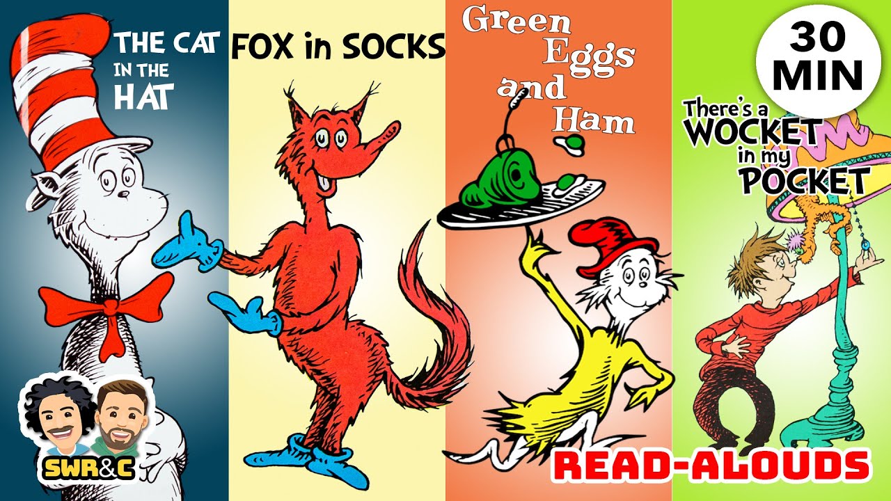 30 min of the BEST Dr. Seuss Books! – Ryan & Craig